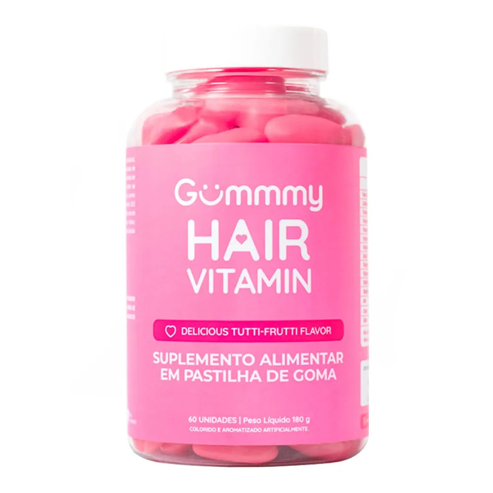 Gummy Hair Tutti-Fruitti 60 Und | Suplemento de Vitaminas para Cabelos ...