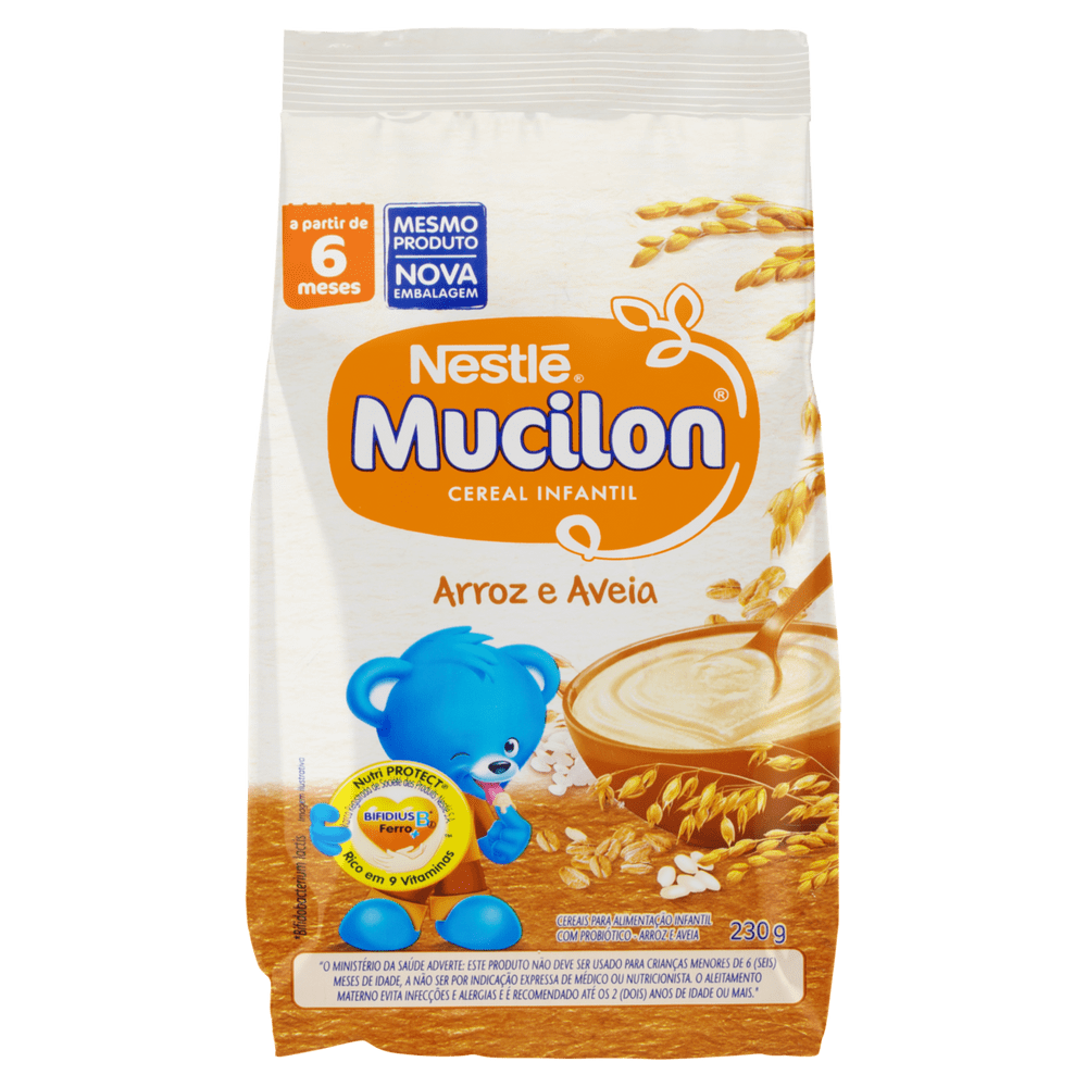 Mucilon Arroz/Aveia 230G - Farmácias Dose Certa