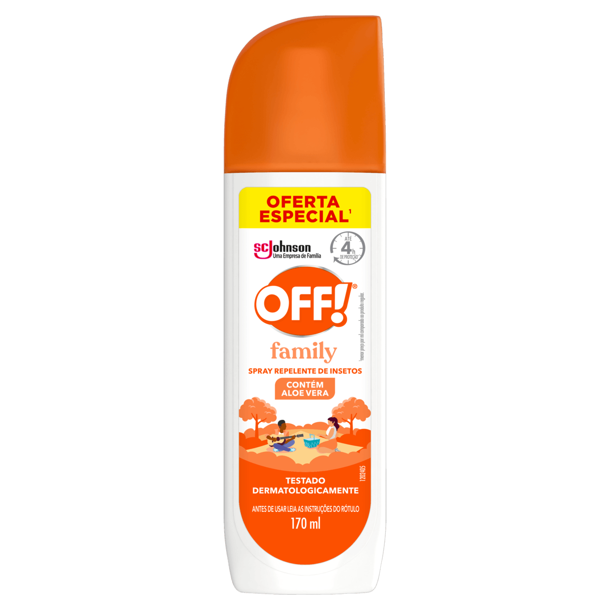 Repelente De Insetos Off! Family Com 170ml Spray - Farmácias Dose Certa ...